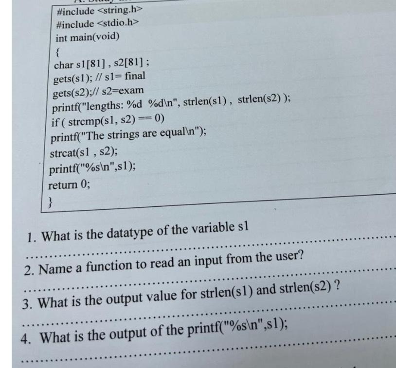 Solved #include #include )==(0})==(0)()(", s1{ | Chegg.com