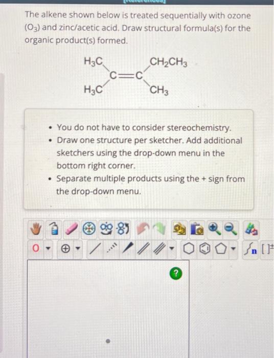 Solved An alkene having the molecular formula C8H14 is | Chegg.com