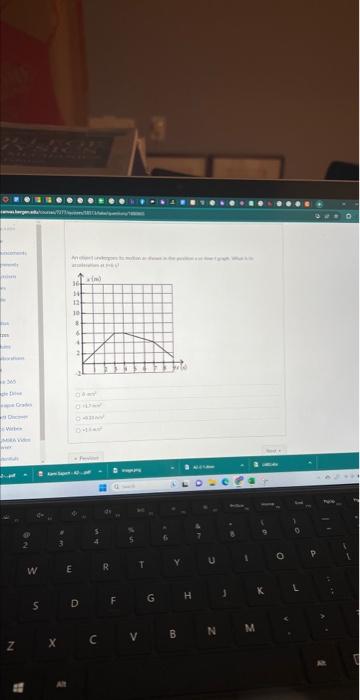 Solved An object undergoes its motion as shown in the | Chegg.com