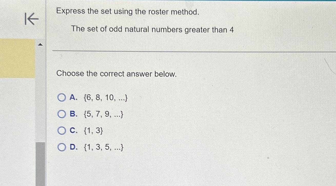 Solved Express the set using the roster method.The set of | Chegg.com