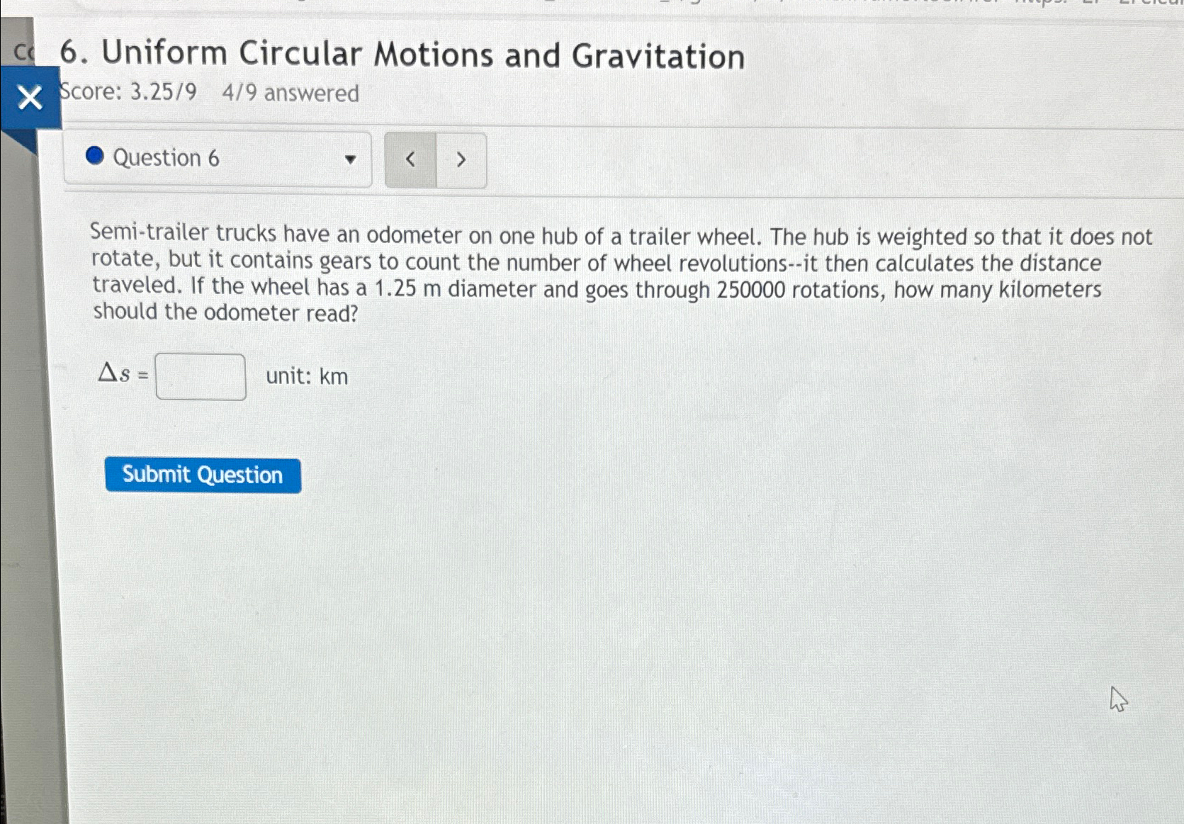 Solved Uniform Circular Motions and GravitationScore: | Chegg.com