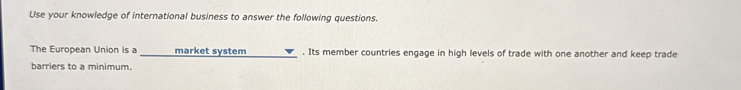 Solved Use your knowledge of international business to | Chegg.com