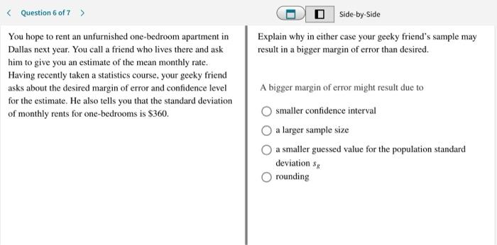 Solved O Side-by-Side Explain why in | Chegg.com