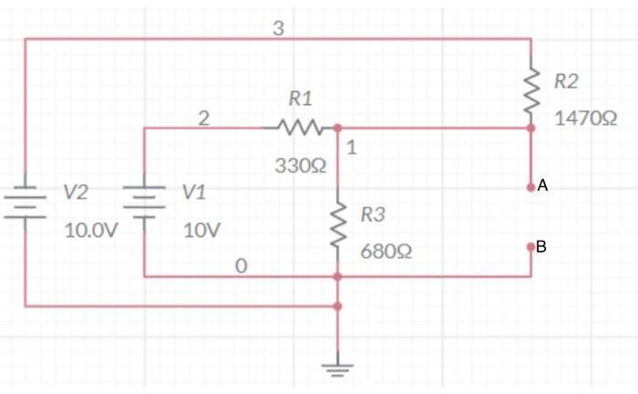Solved 1.) calculate voltage drop from A to B | Chegg.com