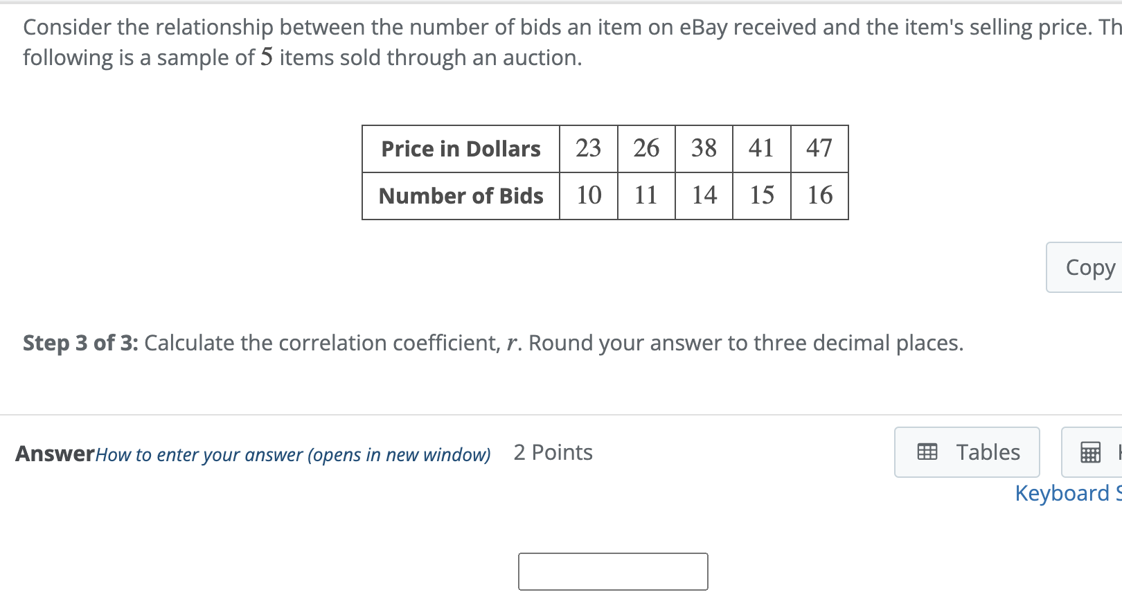 Solved Consider the relationship between the number of bids | Chegg.com
