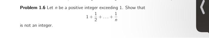 Solved Let n be a positive integer exceeding 1. Show | Chegg.com