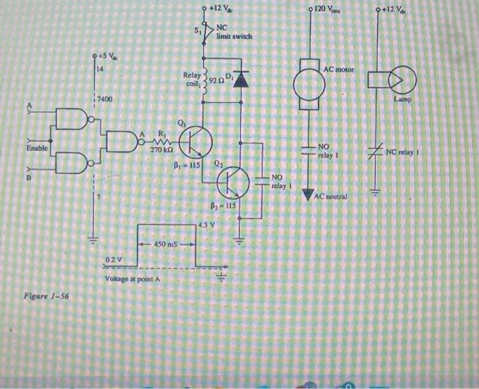 (a) (b) Figure 1-57 11. Once the motor in Figure 1−56 | Chegg.com