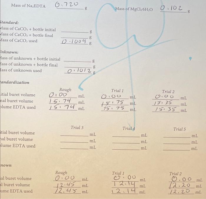 2. Use the following formula to calculate the % Ca' | Chegg.com