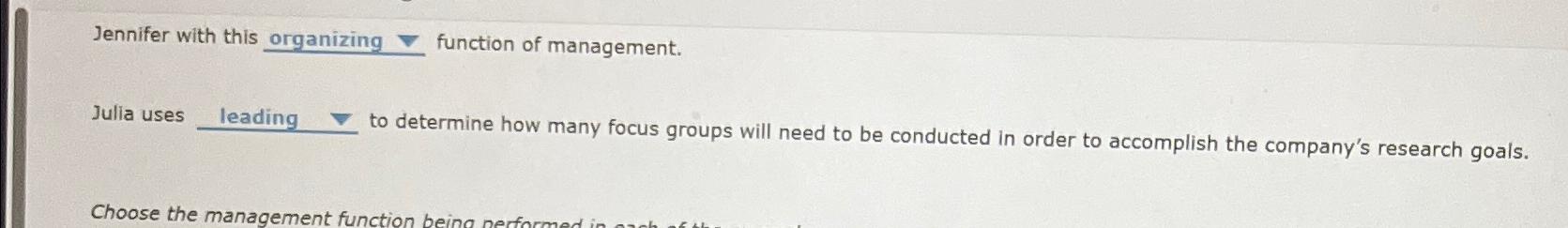 Solved Jennifer with this organizing grad function of | Chegg.com