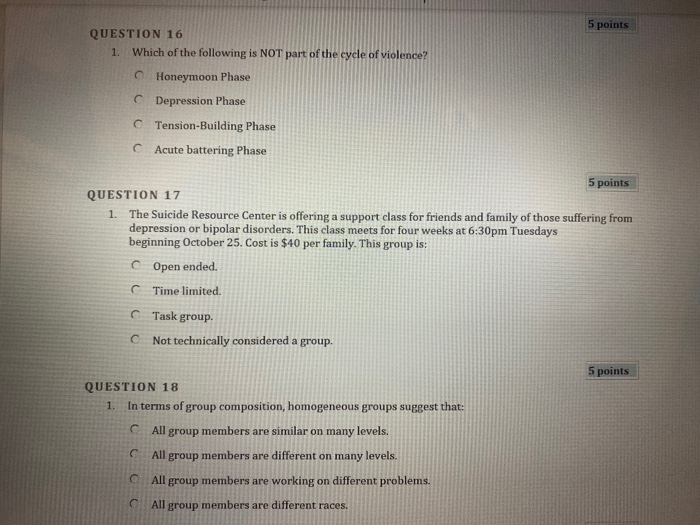Solved QUESTION 13 1 One Advantage Of A Closed Group Is Chegg Solved QUESTION 13 1 One Advantage Of A Closed Group Is Chegg