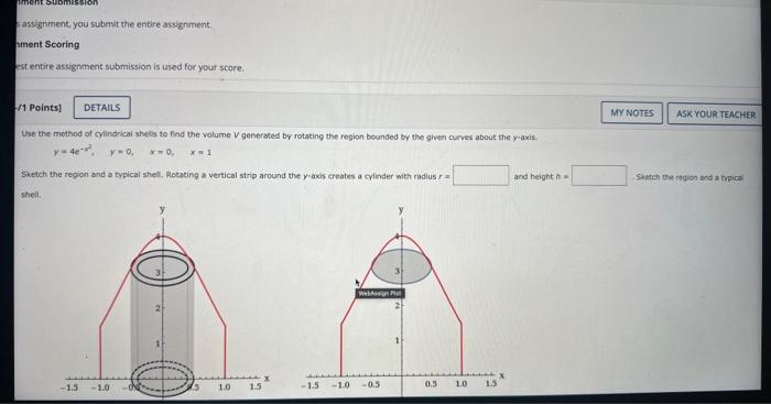 Solved assignment, you submit the entire assignment. ament | Chegg.com