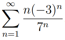 Solved Determine whether the following series is absolutely | Chegg.com