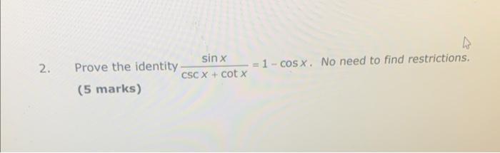 Solved (5 marks) | Chegg.com