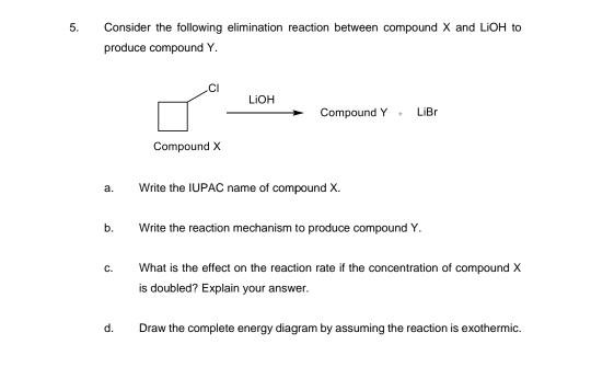 Solved *LiBr in there should LiCl. need help for all of the | Chegg.com