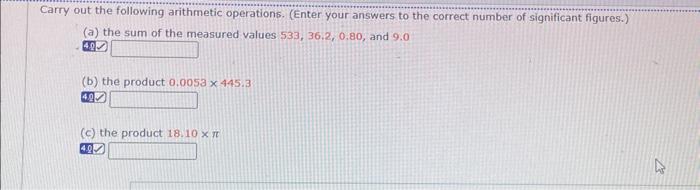 Solved Carry out the following arithmetic operations. (Enter | Chegg.com