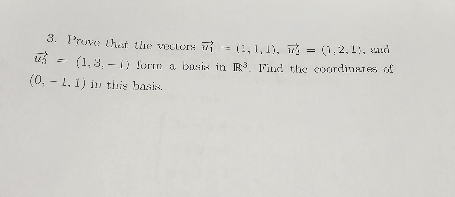 Solved Prove that the vectors | Chegg.com