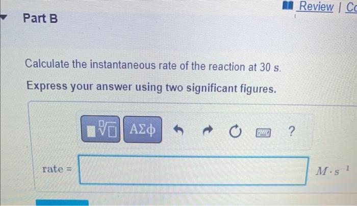 Consider the following reaction: | Chegg.com