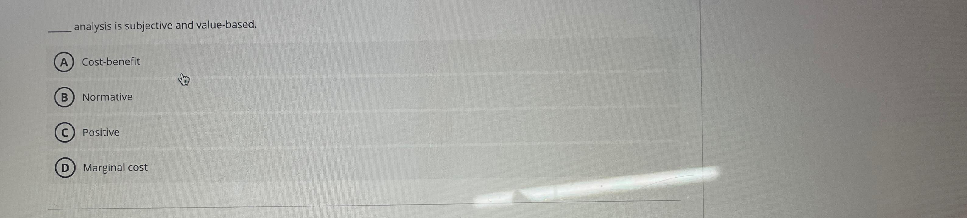 Solved analysis is subjective and | Chegg.com