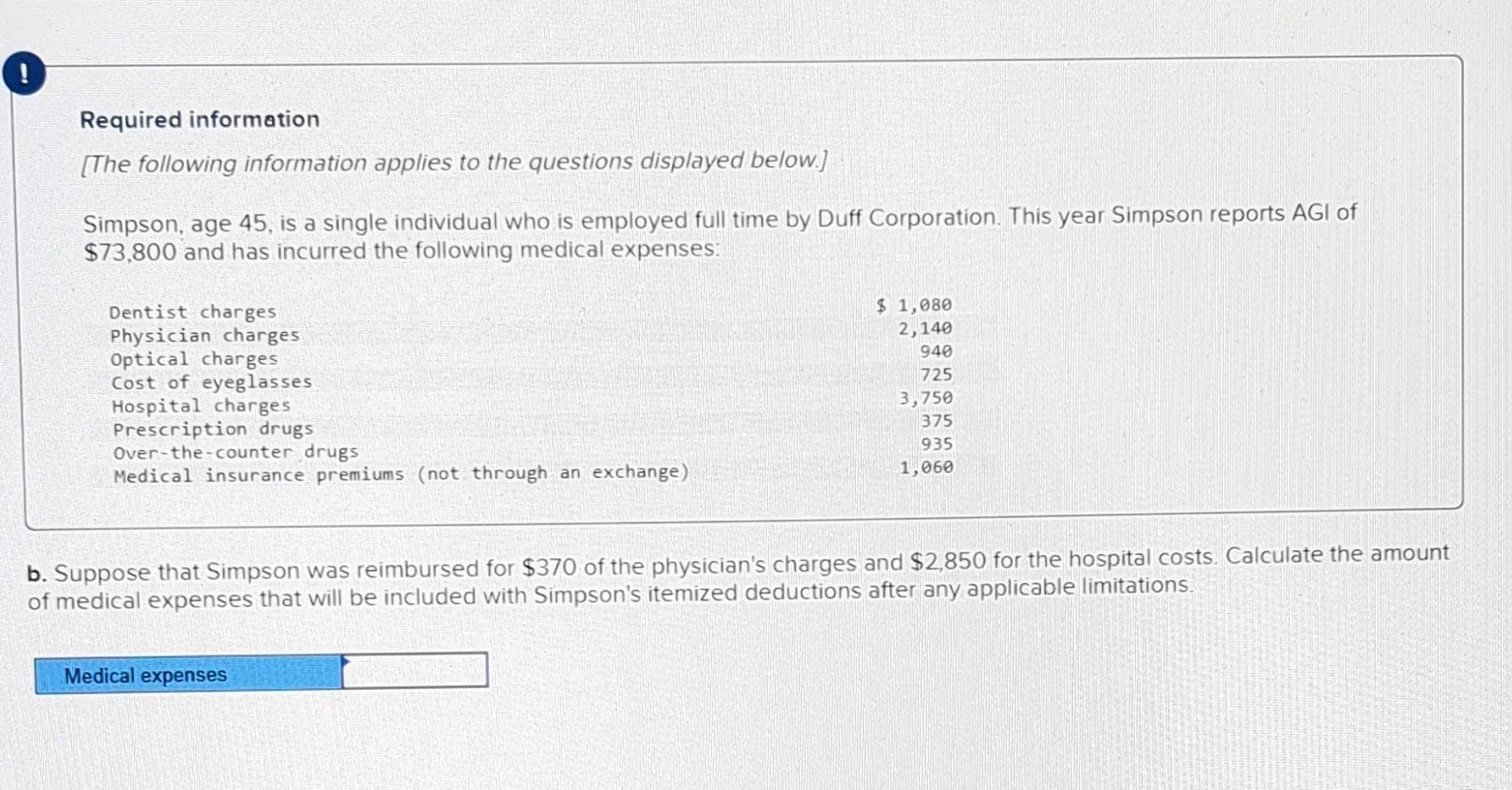 Required information [The following information | Chegg.com