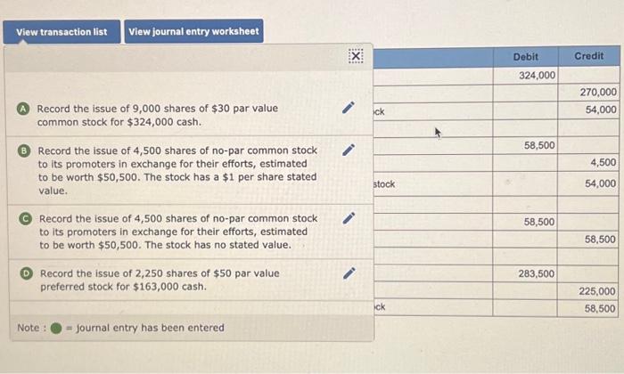 Solved Following are the issuances of stock transactions. 1. | Chegg.com