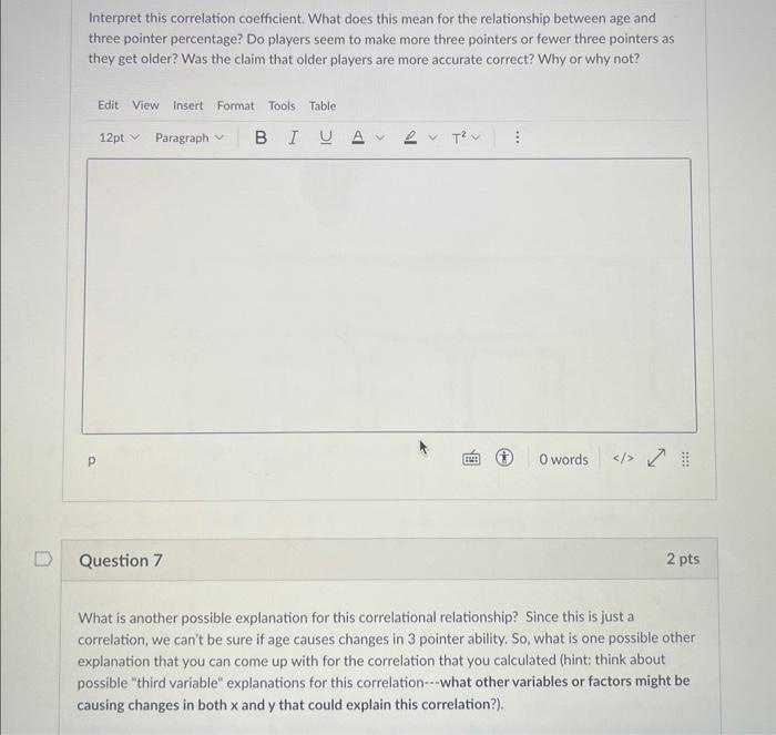 Solved Now it's time to calculate the correlation | Chegg.com