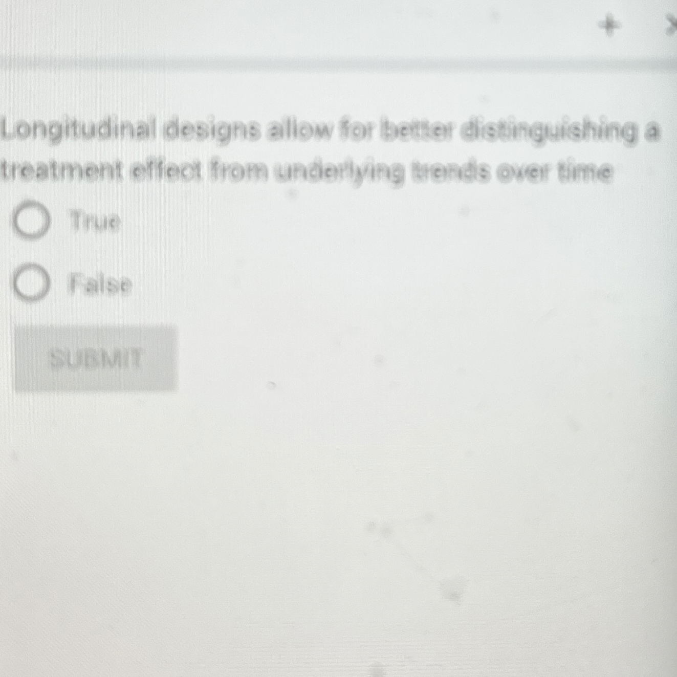 Solved Longitudinal designs allow for bether distinguishing | Chegg.com