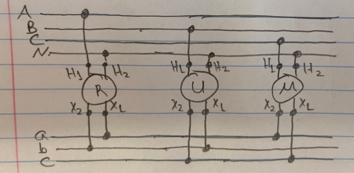 Solved three identical single-phase transformers, 4160/240V, | Chegg.com