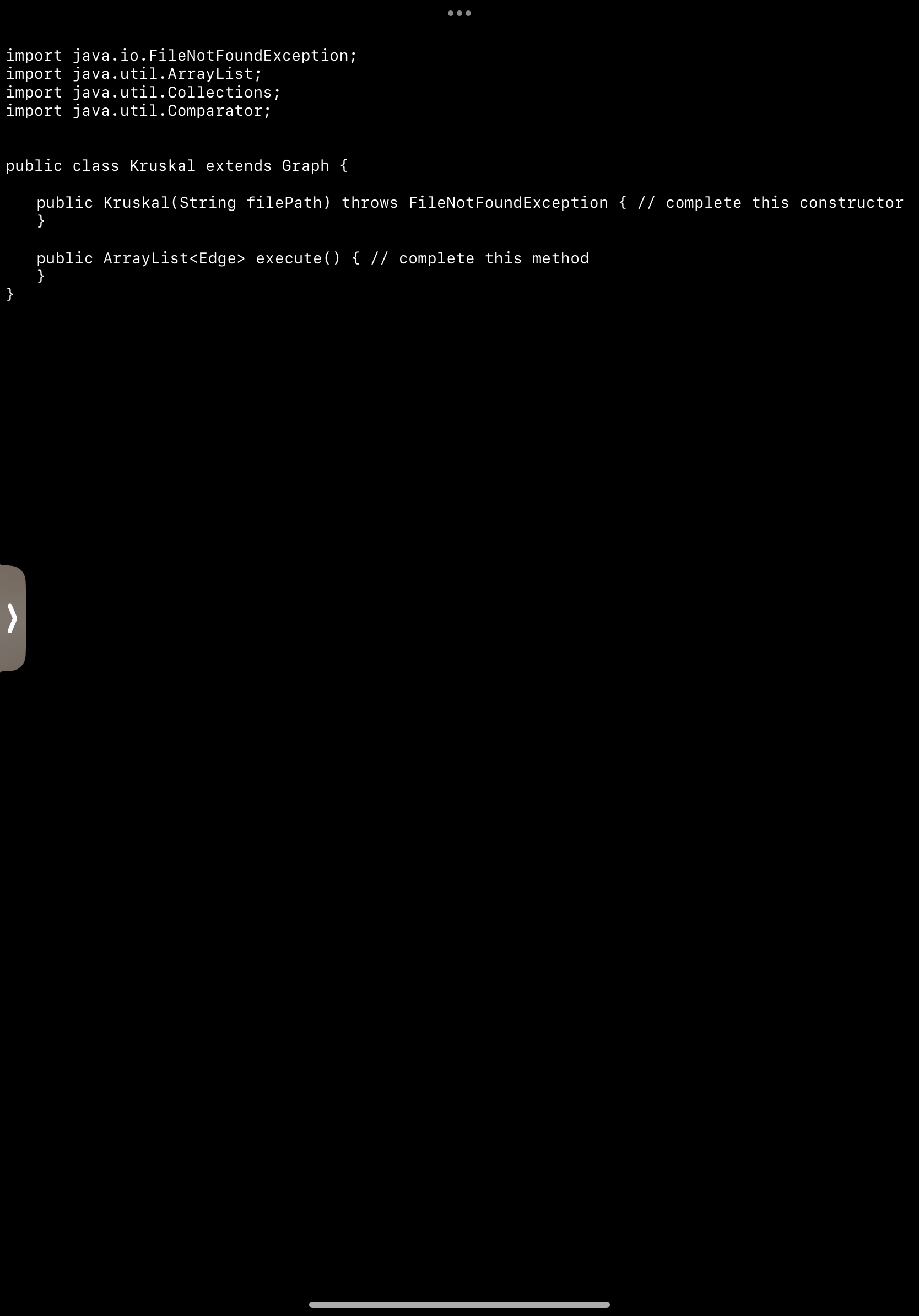 Solved Code in java please!!!! | Chegg.com Solved Code in java please!!!! | Chegg.com