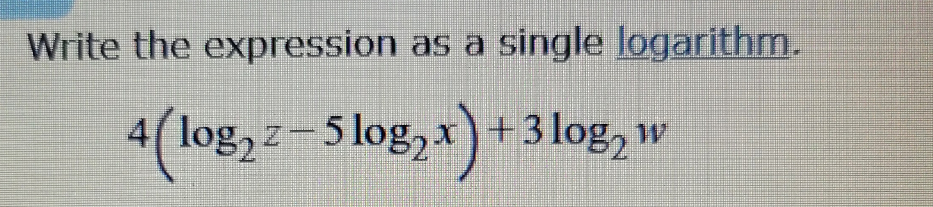 Solved Write the expression as a single | Chegg.com