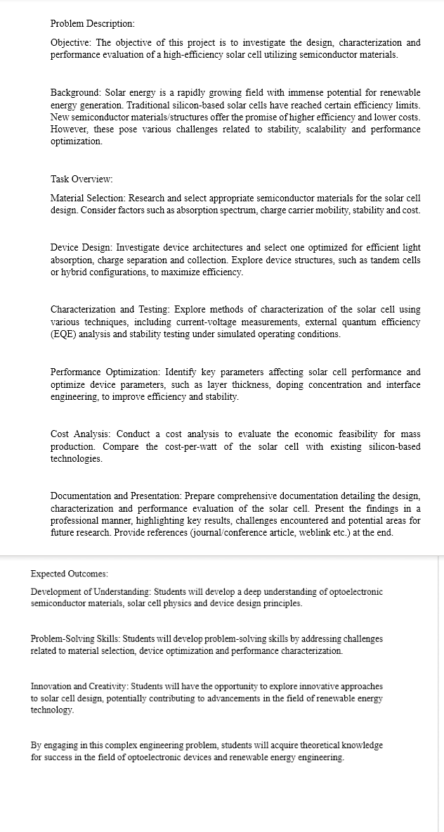 Solved Expected Outcomes:Development of Understanding: | Chegg.com