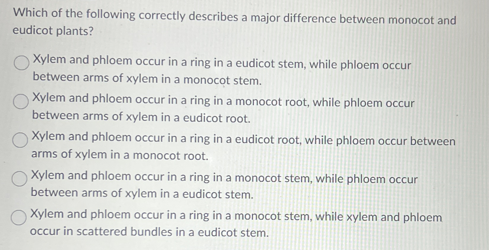 Solved Which of the following correctly describes a major | Chegg.com