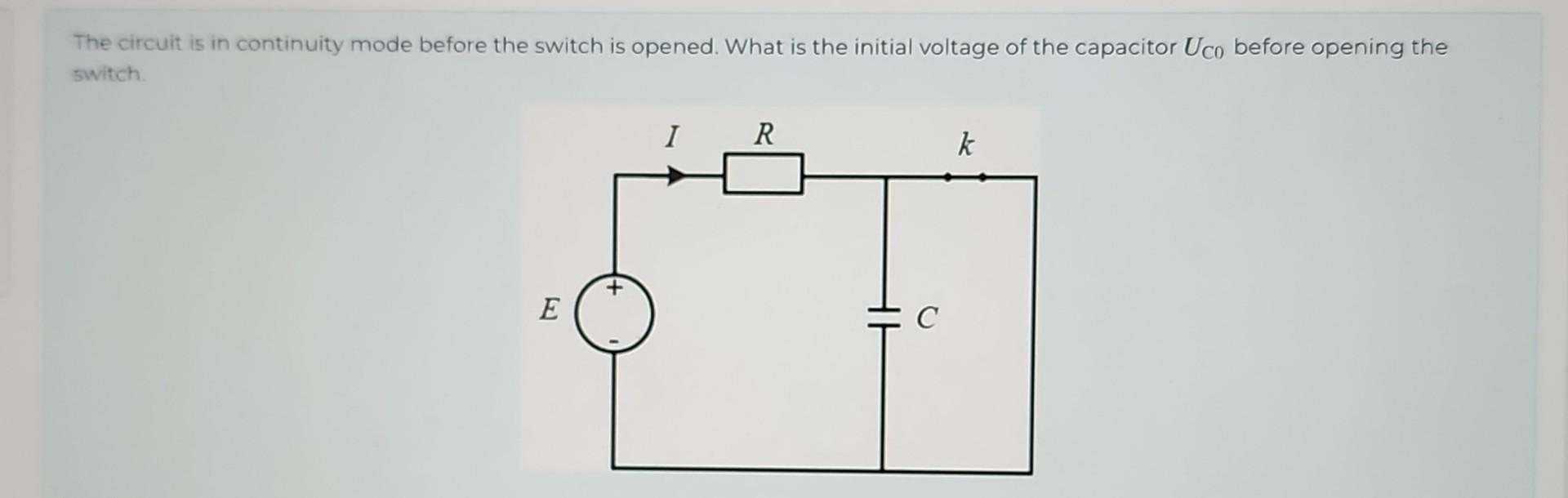 Solved The circuit is in continuity mode before the switch | Chegg.com