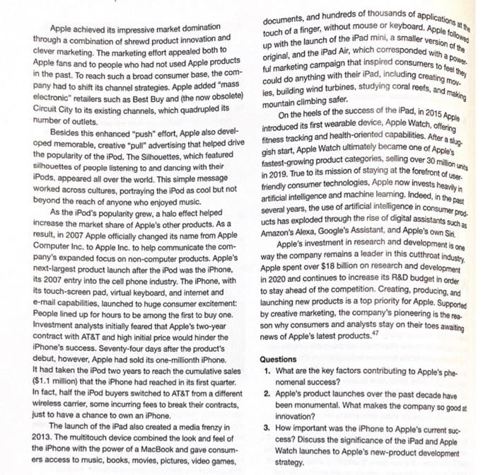 Solved Apple Computers was founded, in 1976, by college | Chegg.com