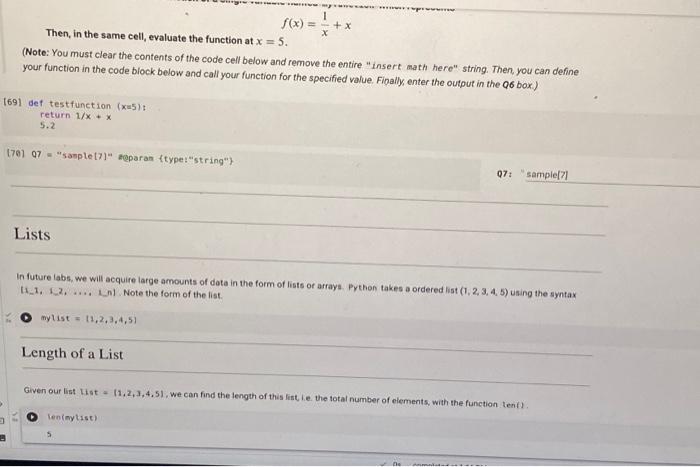 Solved Now that we have seen functions from numpy to perform | Chegg.com