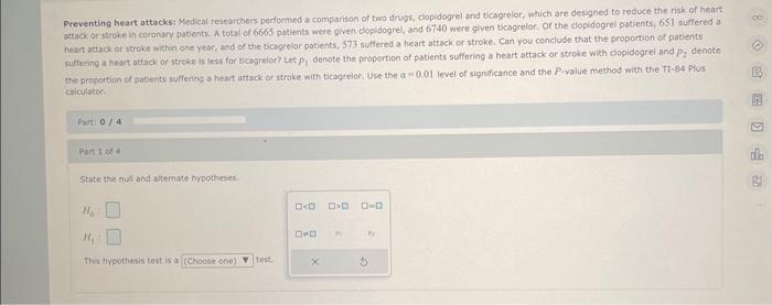 Solved 9//part 1 ) H0 :H1 : part 2 ) p-value round 4 decimal | Chegg.com