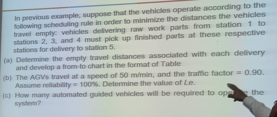 Solved In previous example, suppose that the vehicles | Chegg.com