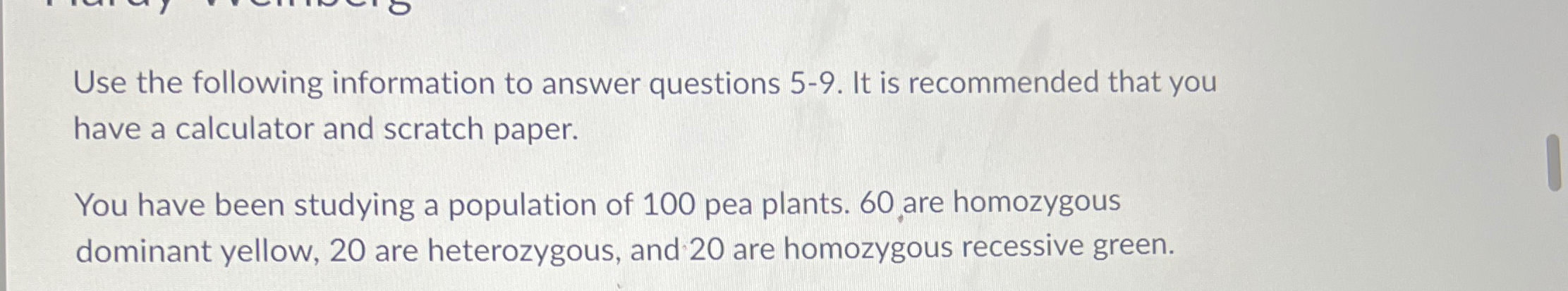 Solved Use the following information to answer questions | Chegg.com