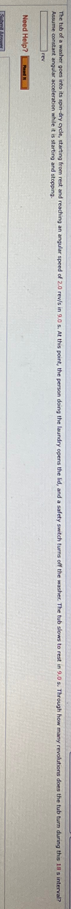 Solved Assume constant angular acceleration while it is | Chegg.com