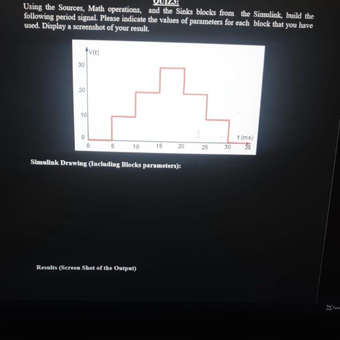 Solved Using the Sources, Math operations, and the Sinks | Chegg.com