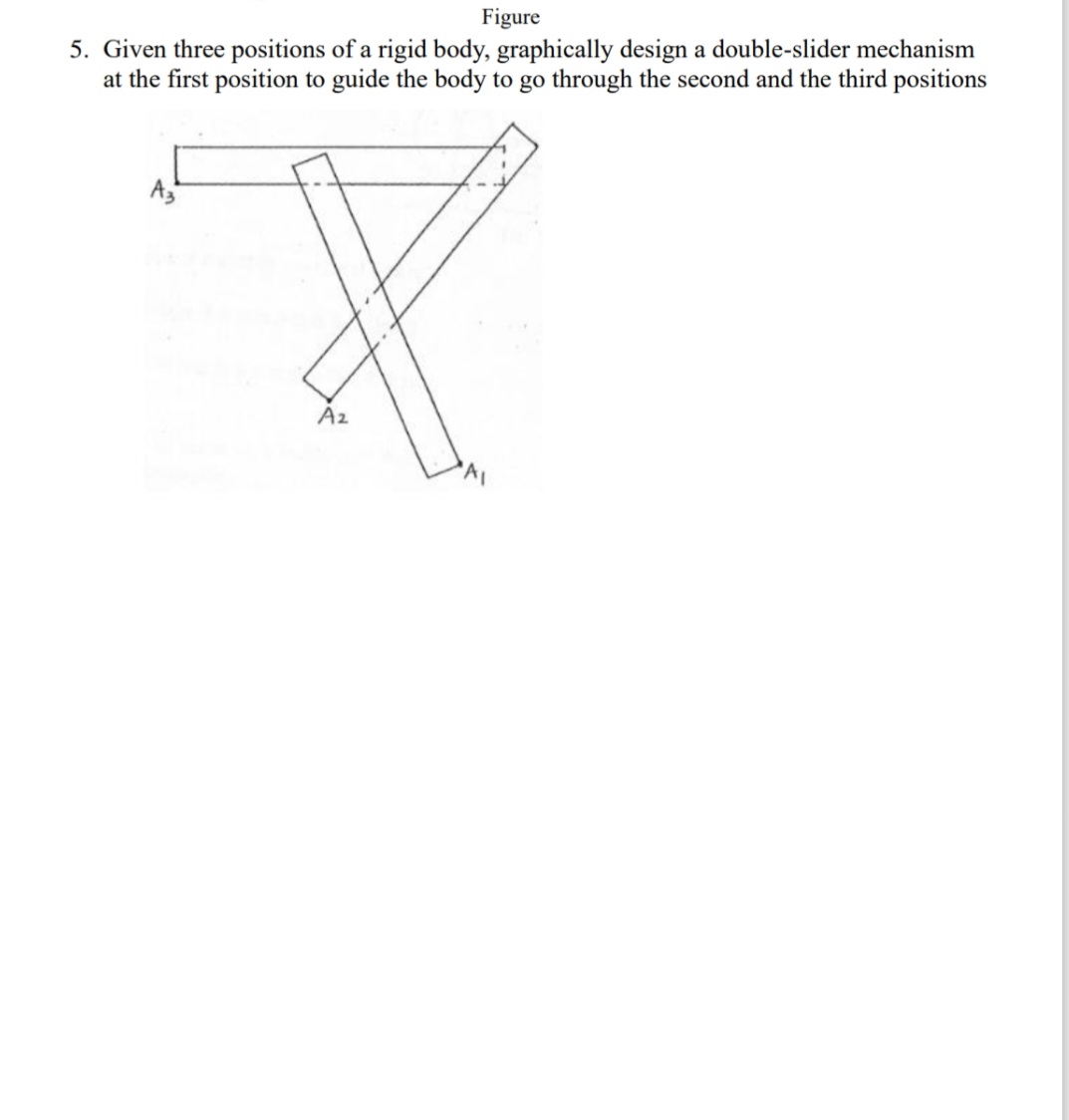 Solved Figure5. ﻿Given three positions of a rigid body, | Chegg.com