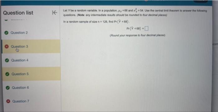 Question list 16 Let Ybe a random variable. In a | Chegg.com Question list 16 Let Ybe a random variable. In a | Chegg.com