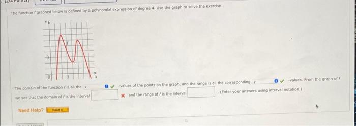 Solved The graph of a function f is given. Use the graph to | Chegg.com