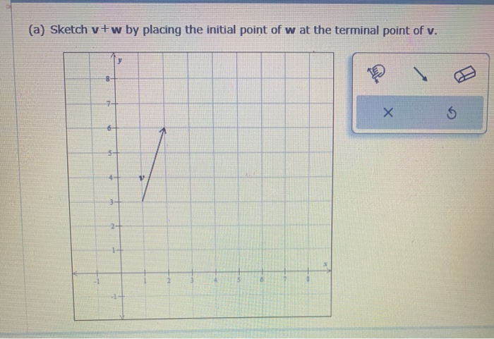 Solved Refer to vectors v and w in the figure below. 4 H 2- | Chegg.com