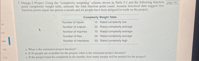 Solved 7. Omega 2 Project. Using the "complexity weighting" | Chegg.com