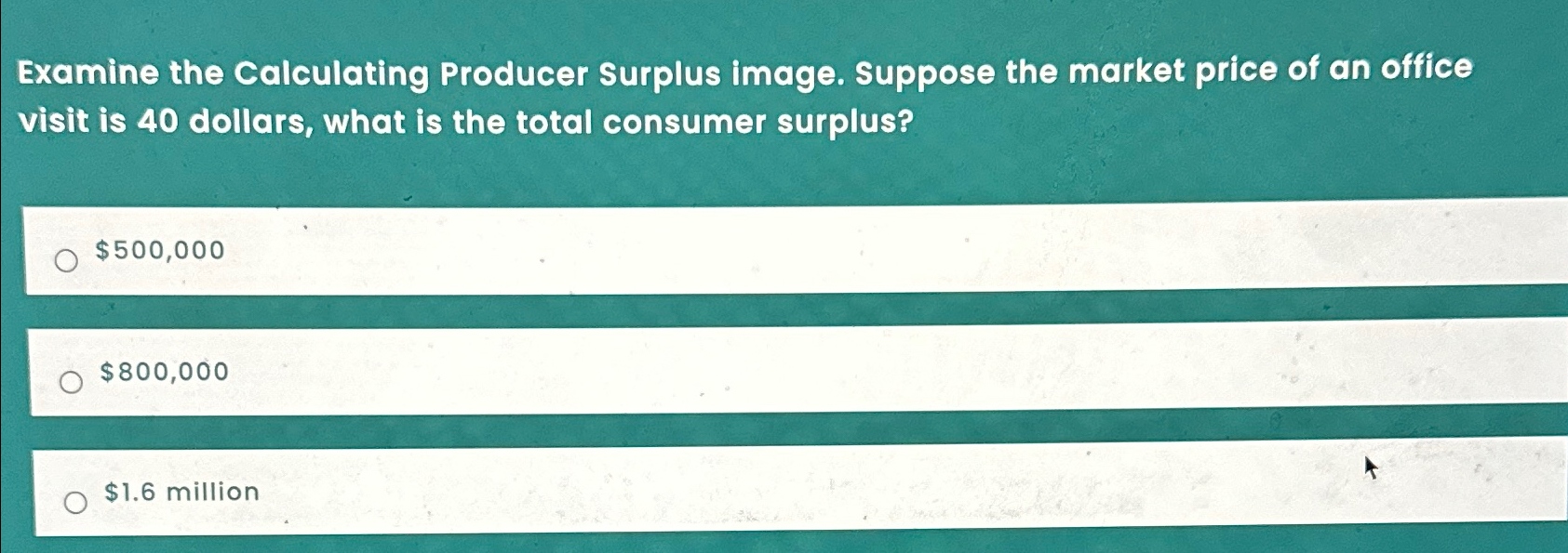 Solved Examine the Calculating Producer Surplus image. | Chegg.com
