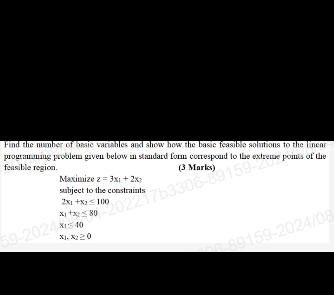 Solved Find the number of basic variables and show how the | Chegg.com