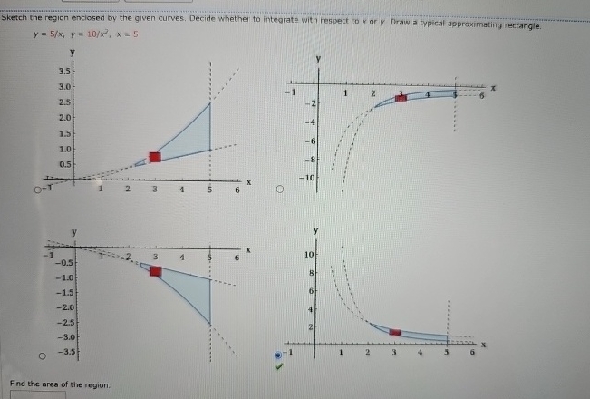 Solved Sketch the region enclosed by the given curves. | Chegg.com