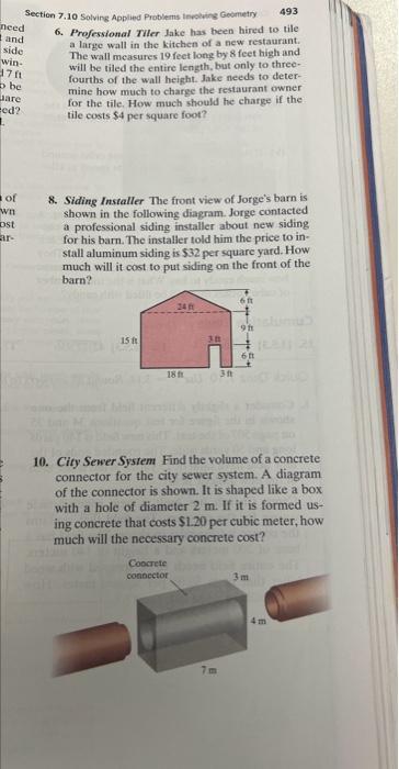 Solved Section 7.10 Solving Applied Problems inpolving | Chegg.com