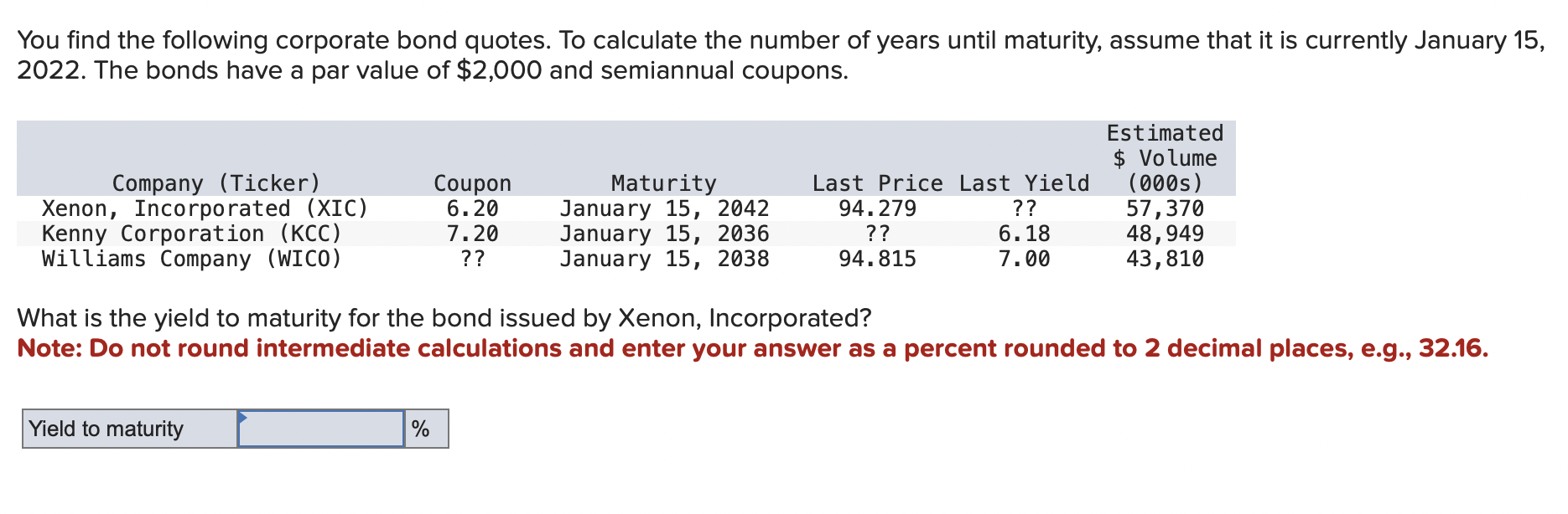 Solved You find the following corporate bond quotes. To | Chegg.com