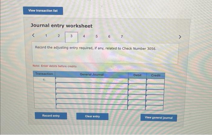 Solved Journal entry worksheet Record the adjusting entry | Chegg.com